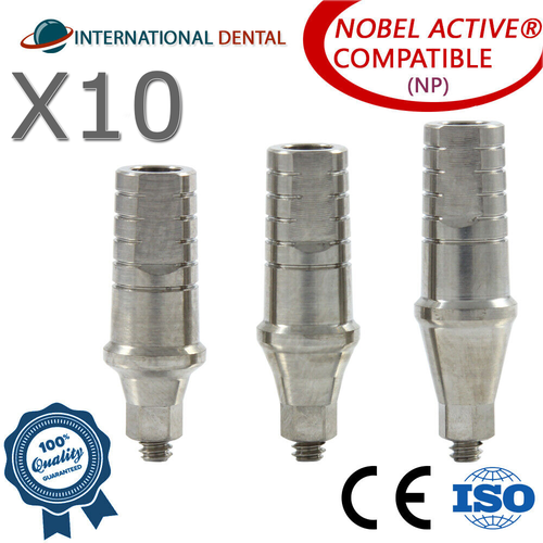 10 Standard Shoulder Adapter Head NP For Nobel Bi0care Active Hex ...