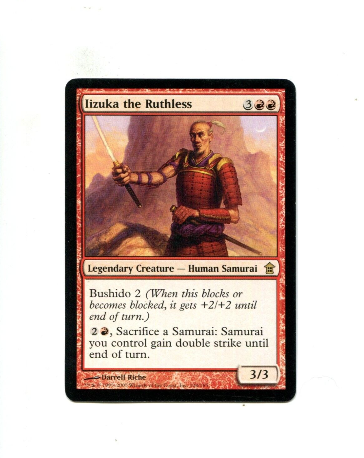 MTG Iizuka the Ruthless #104/165 - Saviors of Kamigawa / Rare (NM) 2005 ...