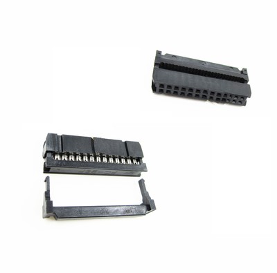 5 PCS 26p Female IDC Plug Flat Ribbon Cable Connectors Black 2.54mm FC ...