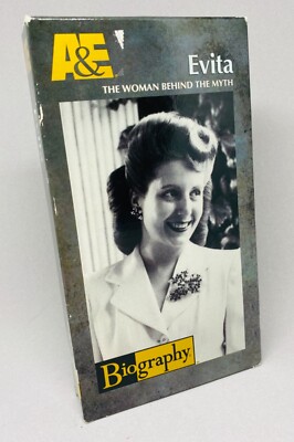 Evita Biography A & E Channel Eva Peron VHS The Woman Behind The Myth ...