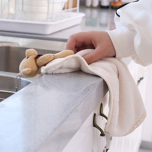 Hanging Wipe Towel Comfortable Super Absorbent Cute Animal Bear Wipe ...