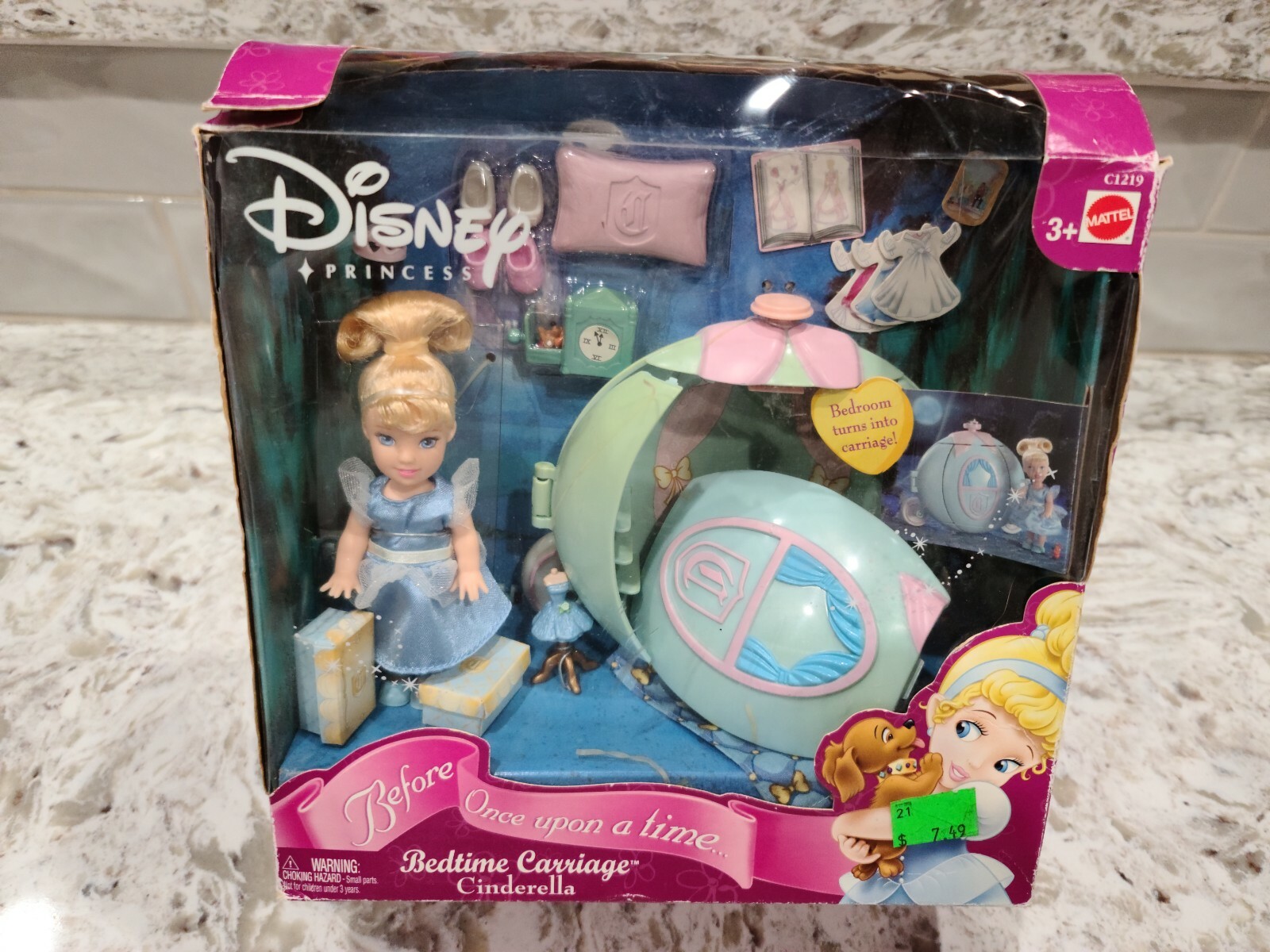 Disney Princess Before Once Upon A Time Bedtime Carriage Cinderella ...