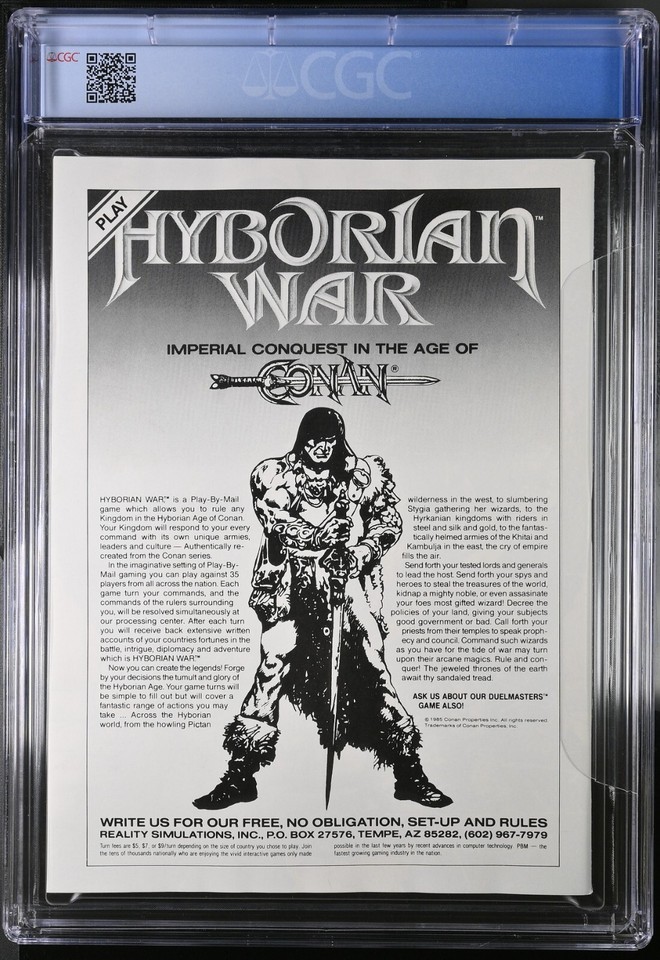 Savage Sword of Conan #192 12/91 Marvel Bob Larkin "Great White" cover ...