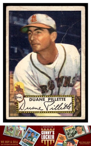 1952 Topps Duane Pillette 82 St. Louis Browns | eBay