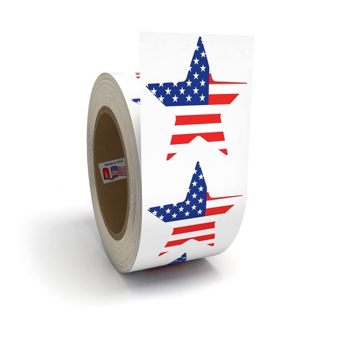 1.5" Star Adhesive Label Stickers, 500 Stickers per Roll,1-1/2 Inch for ...
