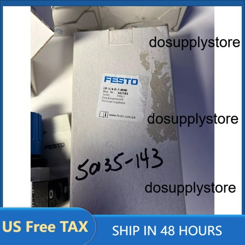 US FREE TAX New FESTO LR-1/4-D-7-MINI 162583 Pressure Regulator | eBay