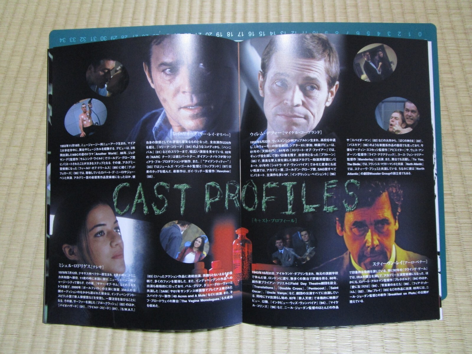 Film "Control" Tim Hunter Ray Liotta Willem Dafoe Movie Program ...