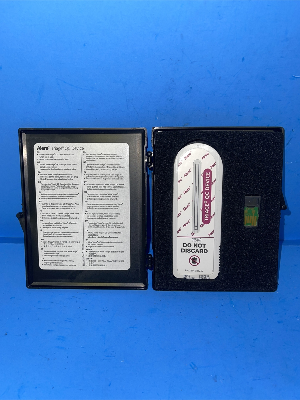 ALERE TRIAGE QC DEVICE 935149 / 55081Q | eBay