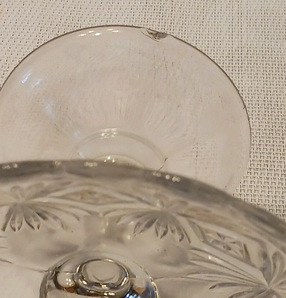 1894 Bryce Higbee EAPG Melrose 4 1/2" Tall, 5 3/4" Diam Sheaf & Diamond ...