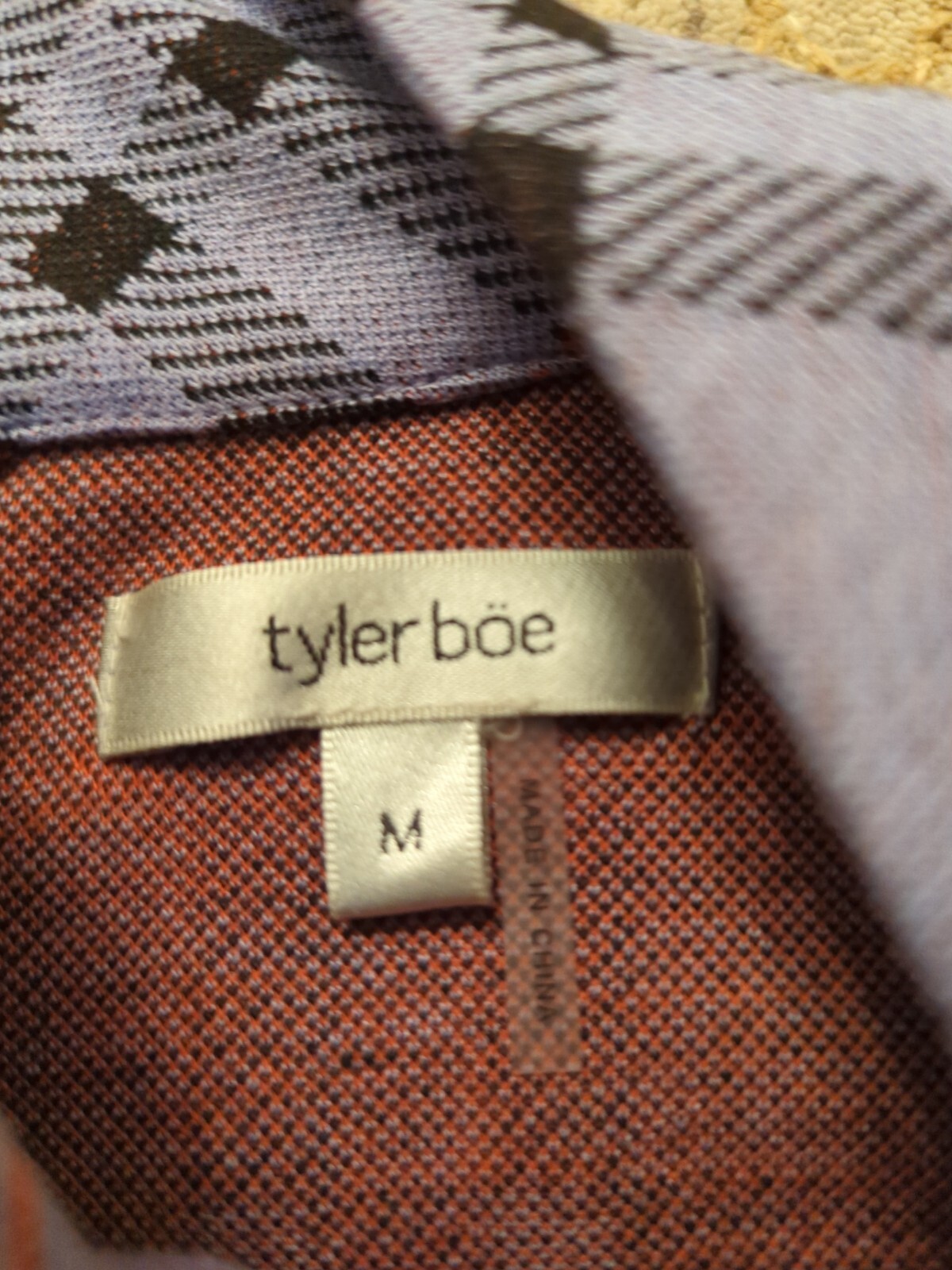 Tyler Boe Millie Purple Jacquard Highland Plaid Mock … - Gem