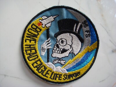 US 95th FIGHTER SQUADRON " BONE HEAD EAGLE LIFE SUPPORT " PATCH | eBay