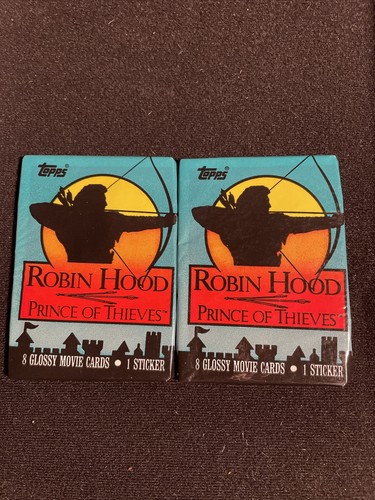 Topps Robin Hood Prince of Thieves Trading cards 2 Packs Wax Sealed | eBay