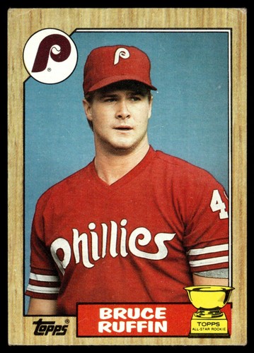 1987 Topps #499 Bruce Ruffin Rookie Philadelphia Phillies | eBay