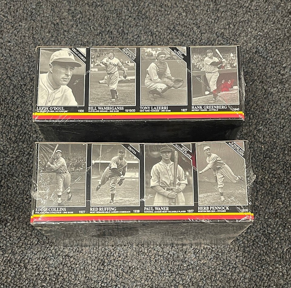 1991 SN Conlon Collection (2) Sealed Unopened Baseball Wax Boxes ...