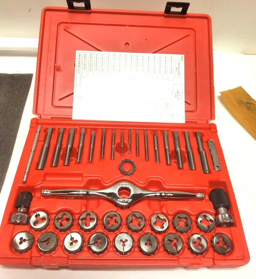 Snap-on 39 Piece Left-Hand Thread Tap and Die Set TDLH139 | Aftermarket ...
