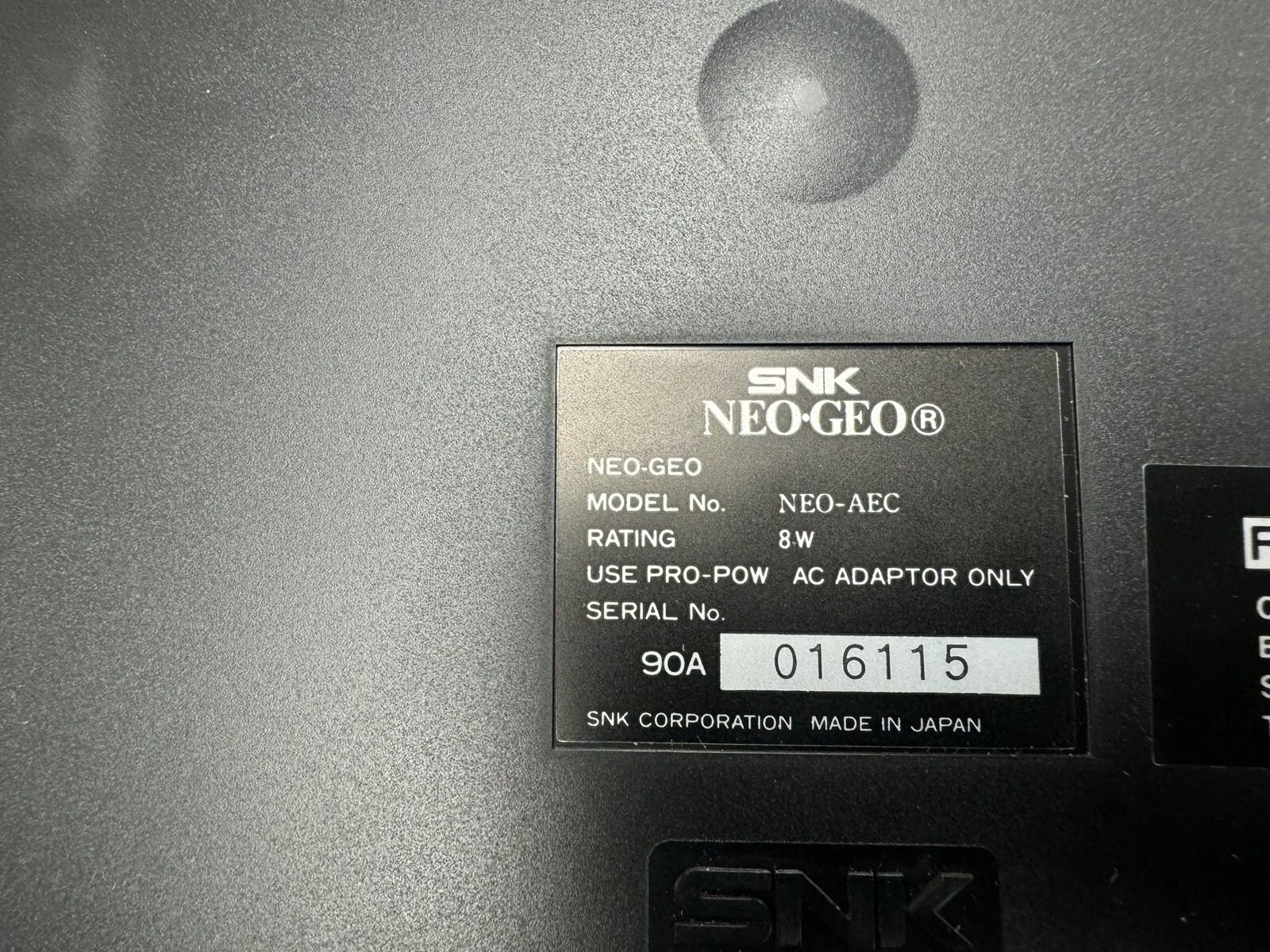 Collectors Dream SNK Neo Geo Aes Max 330 Mega Pro Gear Spec Boxed ...