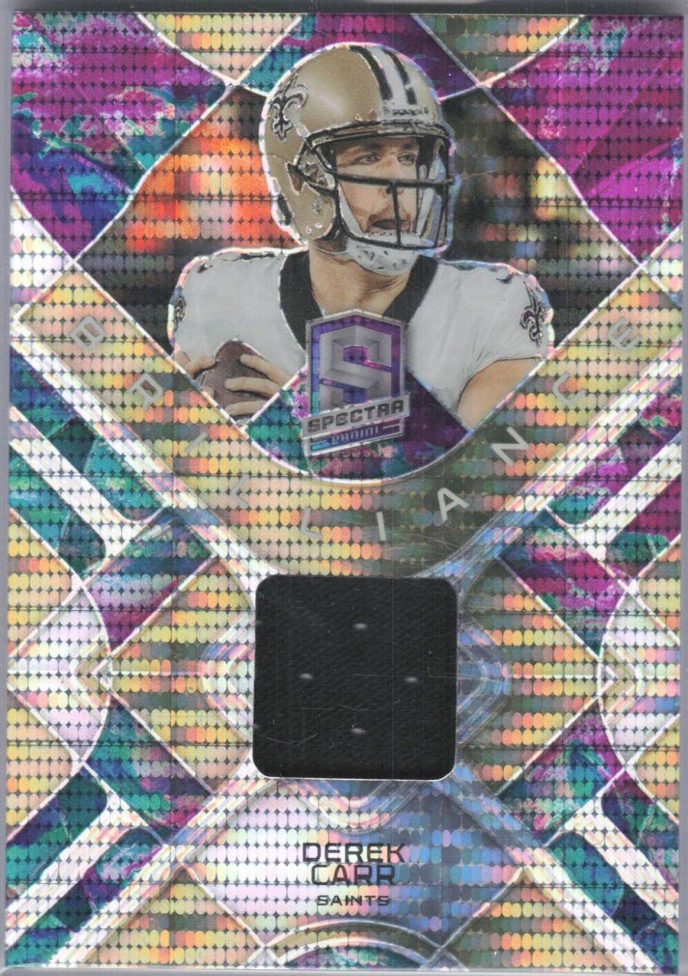 2023 Panini Spectra - Brilliance Derek Carr #BRI-DCA Celestial Prizm ...