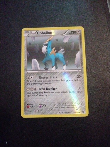 Cobalion 84/101 Noble Victories Line Pokemon Card Reverse Holo NM | eBay
