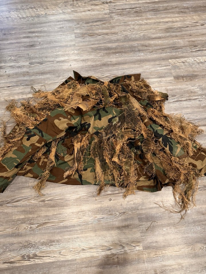RARE OLDGEN M81 BDU Ghillie Mod 32nd AAMDC Top CAG DEVGRU NSW SOF Air ...