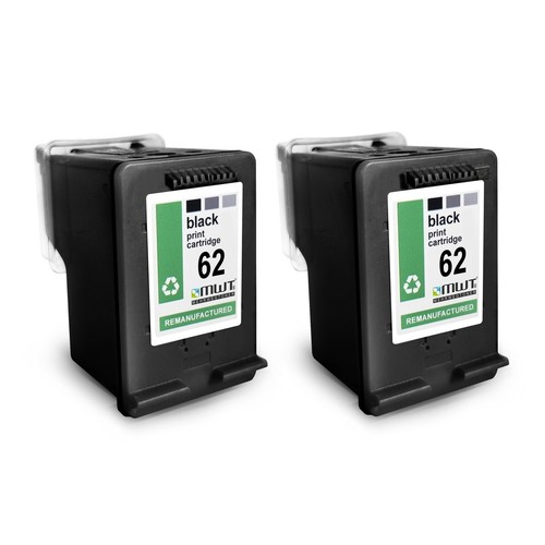 2X MWT Cartridge BLACK For HP Envy 5663-E-All-In-One 5664-E-All-In-One ...