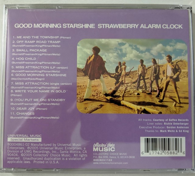 Good Morning Starshine [Collectors' Choice] by Strawberry Alarm Clock ...