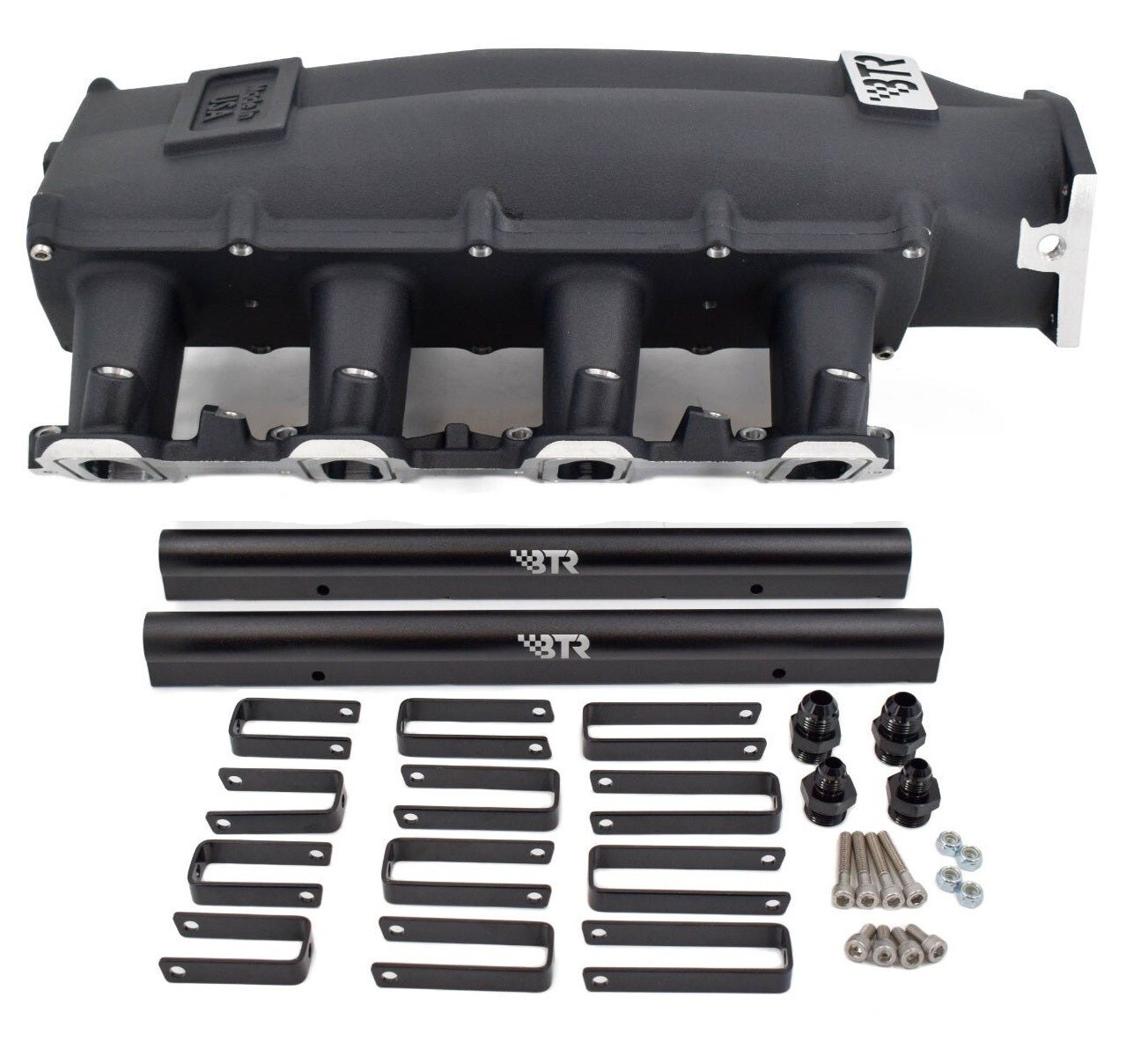 BTR Trinity Cathedral Port Black LS1 Intake Manifold w/ Rails Brian ...