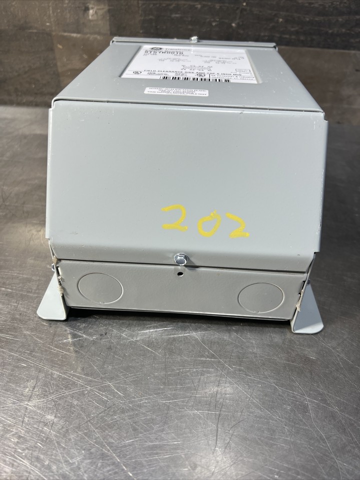 NOS GE 9T51B0010 Encapsulated Dry Type Transformer; 240/480 Volt, 1 ...
