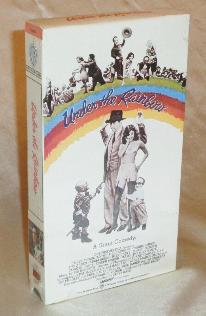 FACTORY SEALED Under The Rainbow VHS Chevy Chase Carrie Fisher | eBay