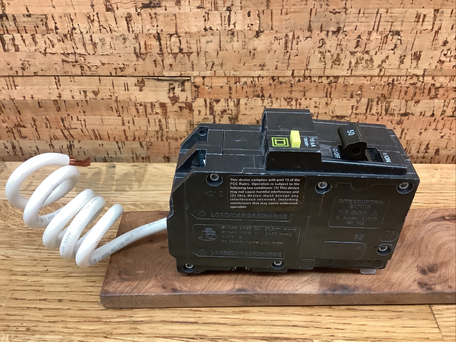 Square D QO250GFICP 50 Amp 2-Pole GFCIP Breaker- 120/240V- NEW ...