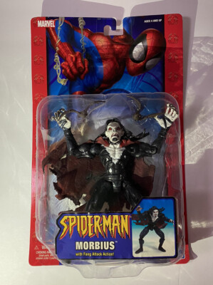 MORBIUS W/FANG ATTACK ACTION SPIDERMAN 2004 Toy Biz MIP | eBay