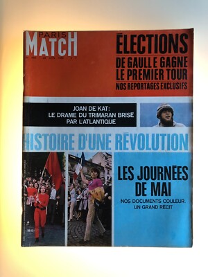 Paris Match n°999 ★ Mai 1968 ★ Événements de Mai 68 : histoire d'une ...