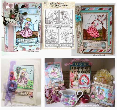 SEASONAL FRIENDS-Crafty Secrets-Heartwarming Vintage Collection-Clear ...