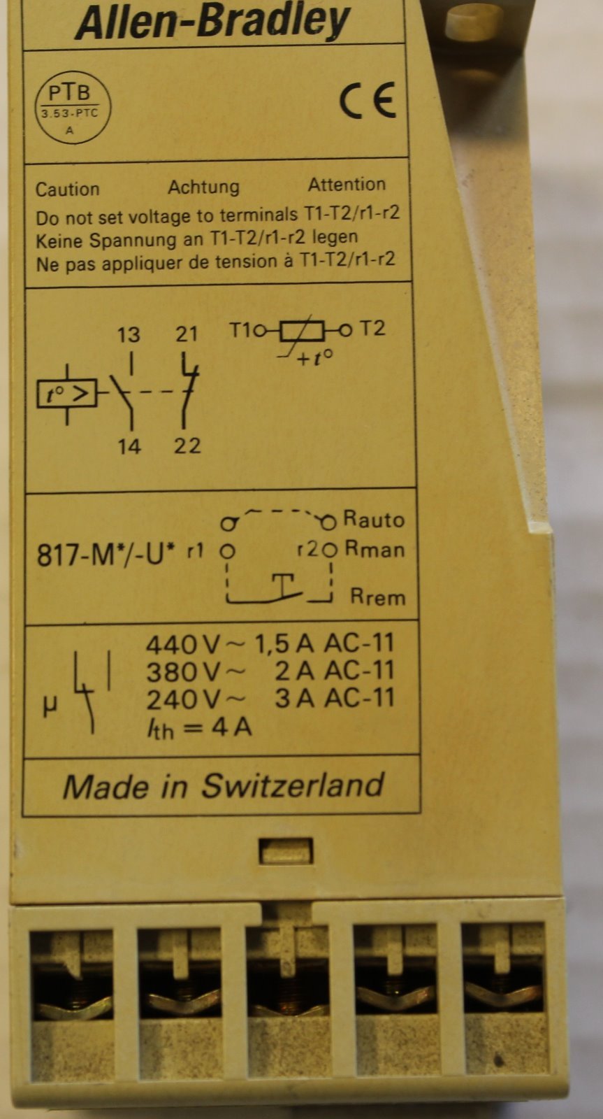 Allen Bradley Relay AB-CAT 817-A Ser A (lot of 2 ea.) | eBay