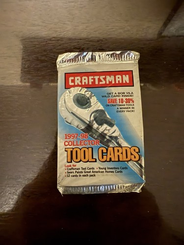1997-98 Craftsman Collector Tool Cards Factory Sealed Package | eBay