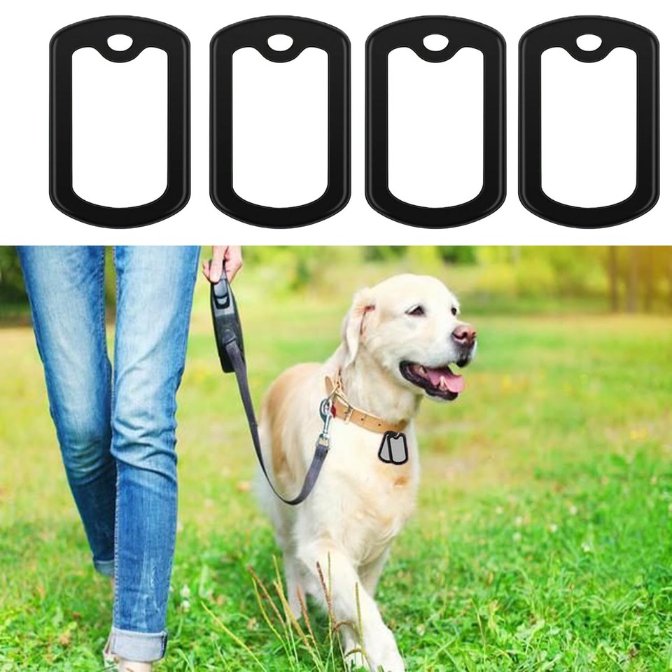 12pcs Dog Tag Silicone Silencer, Black Military Dog Tags Silencers for ...