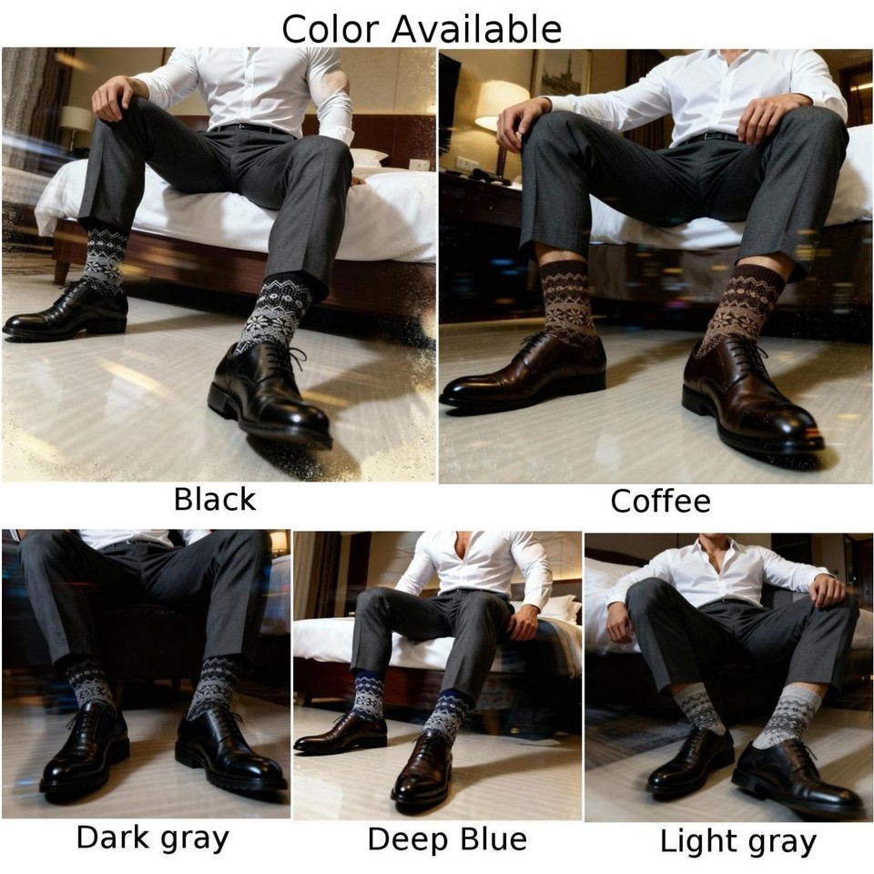 Mens Retro Mid Length Socks Elastic Arch Support Quick Dry Sweat ...