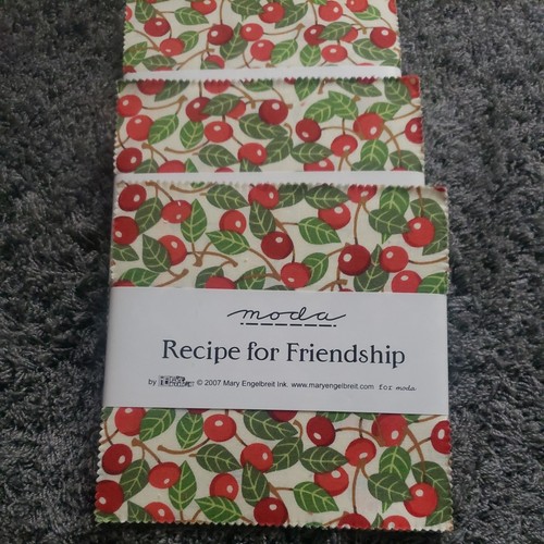 3 Moda Charm Pack Recipe for Friendship by Mary Engelbreit Ink 5 ...