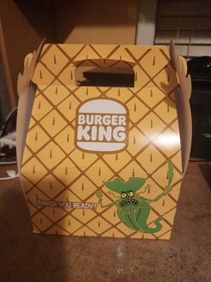 2025 Burger King Spongebob Squarepants Kids Meal Empty Pineapple Box ...