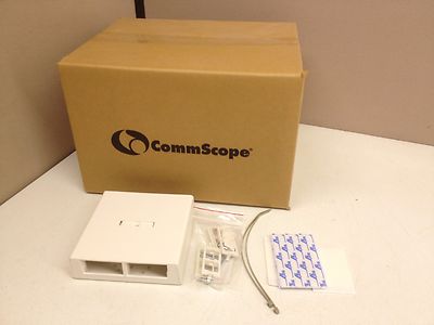 CASE of 10 CommScope 8-port Surface Mount Box White M208SMB-262 Fiber ...