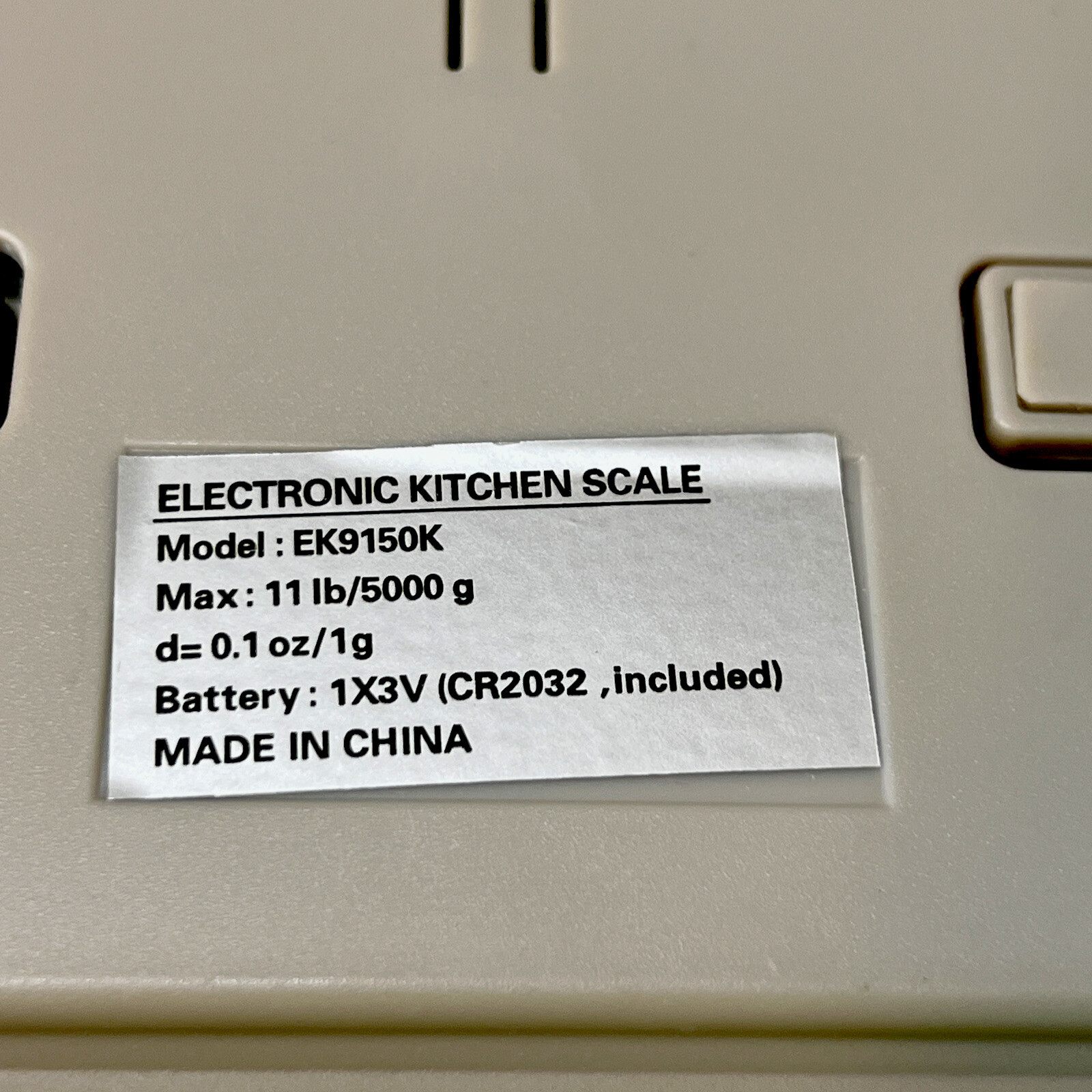 Electronic Kitchen Small Scale Ek9150k Battery Powered Digital Max 11