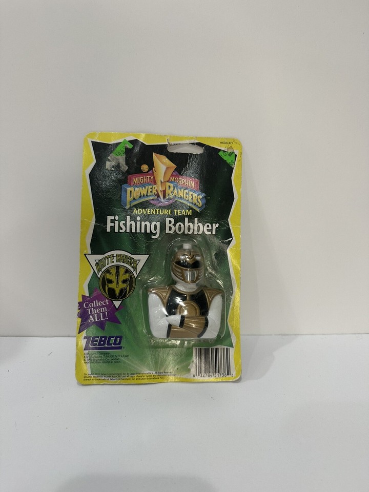 Original Power Rangers Zebco White Ranger Fishing Bobber 1995 | eBay