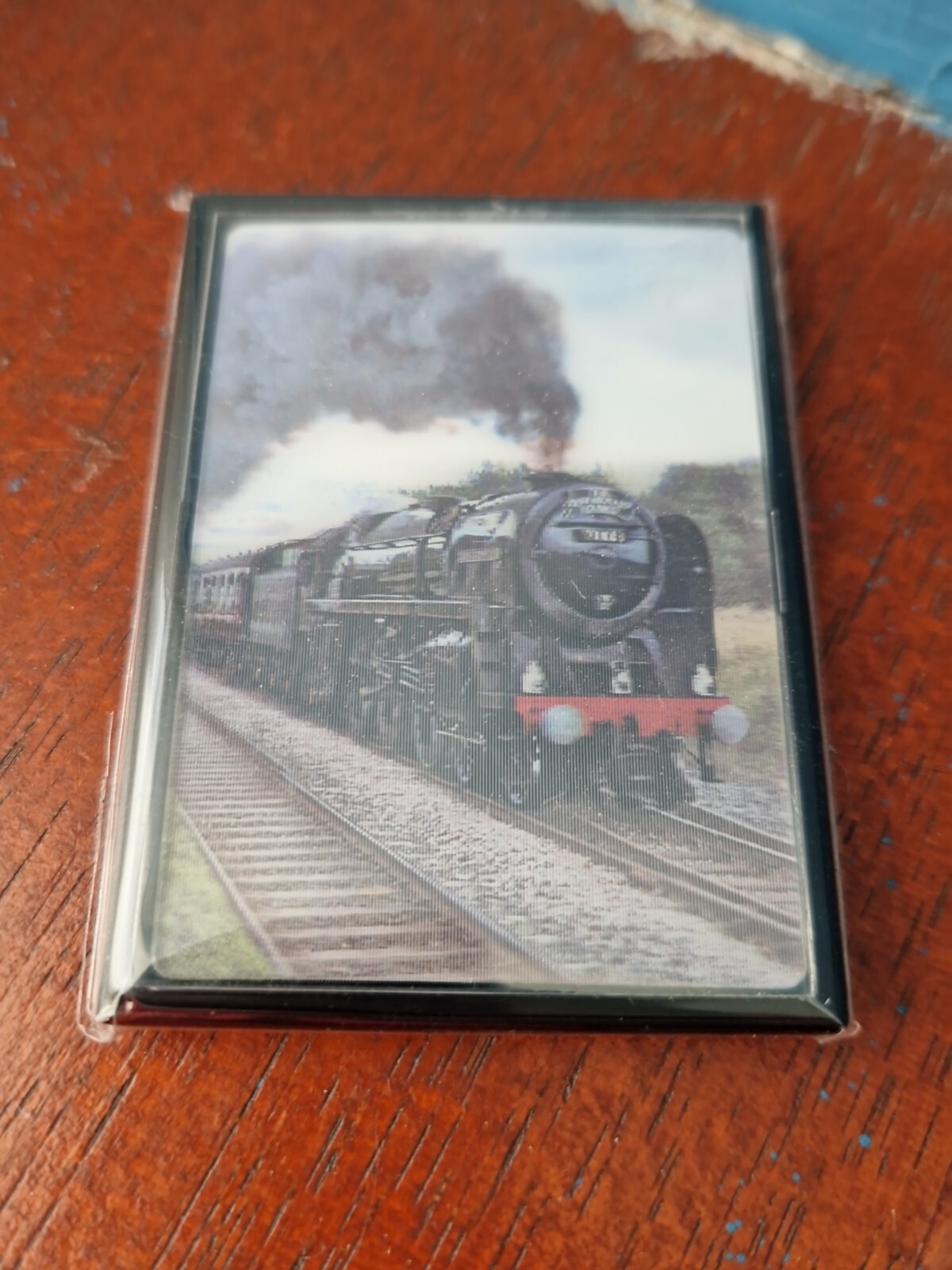 Oliver Cromwell magnet Steam Train fridge magnets Steam Trains railway ...