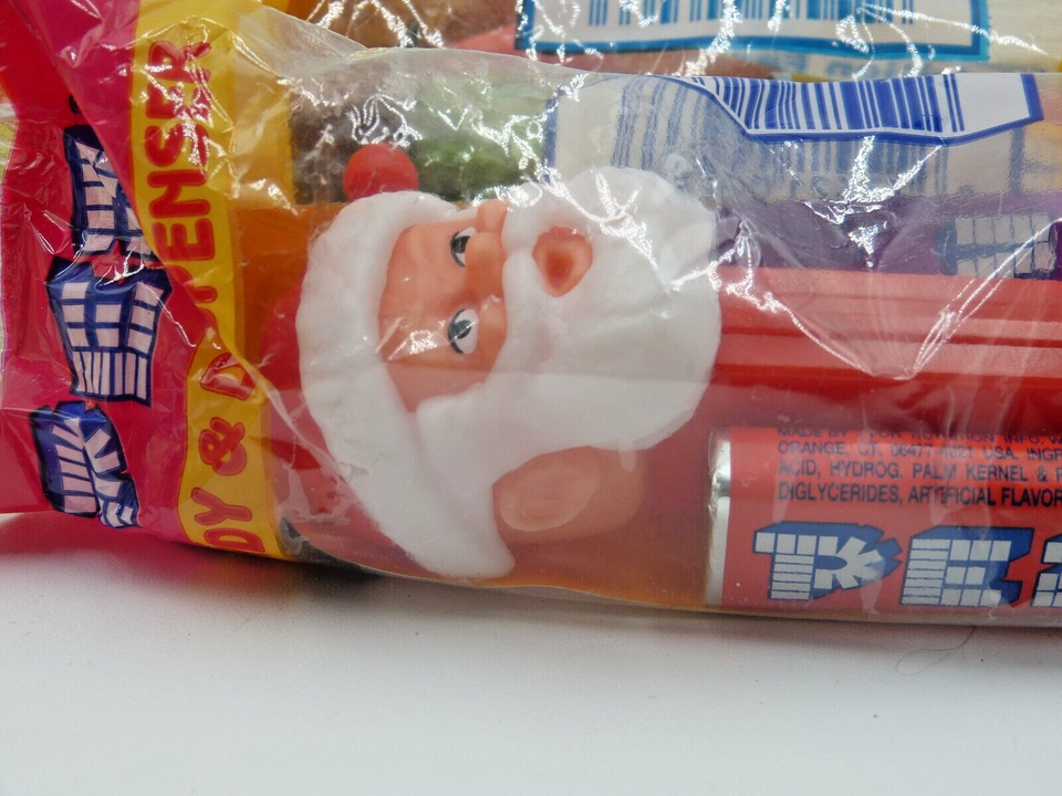 PEZ Witch w/green face & Skull w/purple base + Santa Claus. New in ...