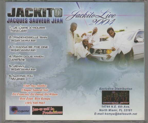 JACQUES SAUVEUR JEAN -JAKITO-Live Haitian CD bon Album konpa MUSIC ...