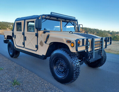 2003 HUMVEE M1097A2 OPENTOP SOFT TOP CONVERTIBLE CARC TAN W/ X-DOORS ...