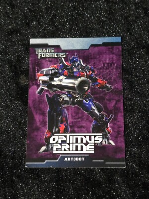 2007 Transformers Movie Trading Card #2 Optimus Prime In His Prime | eBay