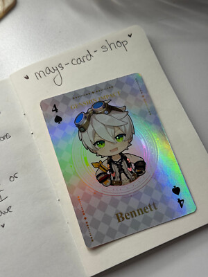 Goddess Story | Genshin Impact TCG — Bennett Card Deck — Play Cards ...