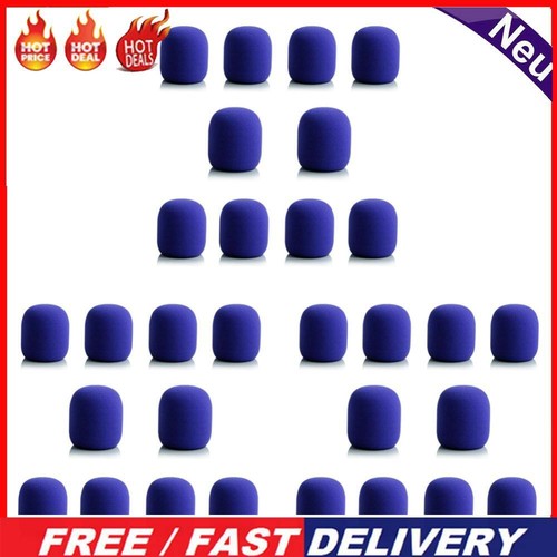10pcs Microphone Windscreen Sponge Cover Mic Foam Protective Caps ...