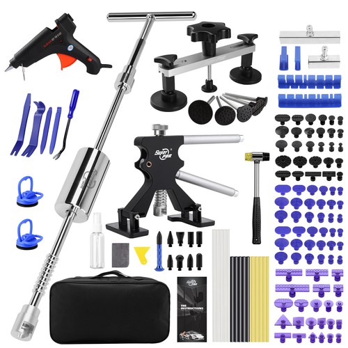 Used PDR Dent Repair Kit Car Push Pull Rods Paintless Tools Set with ...