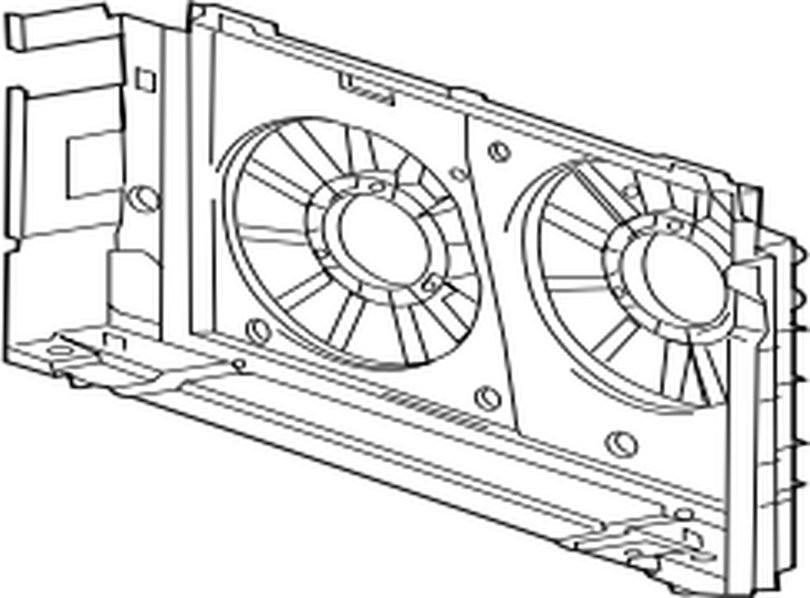 16711-28440 Toyota Shroud, fan 1671128440, New Genuine OEM Part | eBay